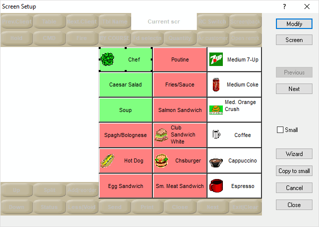 Locate and repair overlapping button