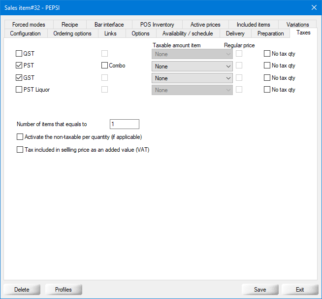 Example #1: Simple item