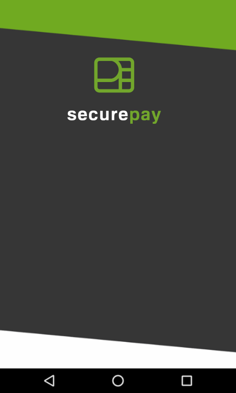 SecurePay Application - Basic Navigation