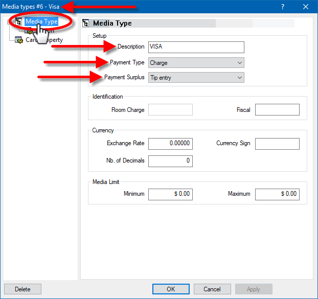 Media Type Mappings for SecureTable